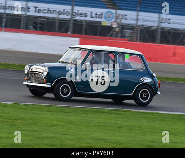 Simon Evans, Austin Mini Cooper S, HSCC, HRSR, Historic Touring Cars ...