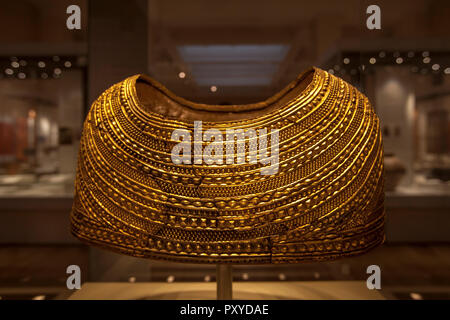 The Mold Gold Cape from the Early Bronze Age at the British Museum ...