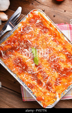 Packet of Lasagne Stock Photo - Alamy