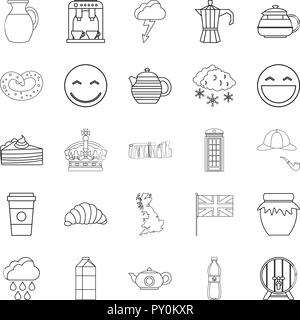 Tincture icons set, outline style Stock Vector Image & Art - Alamy