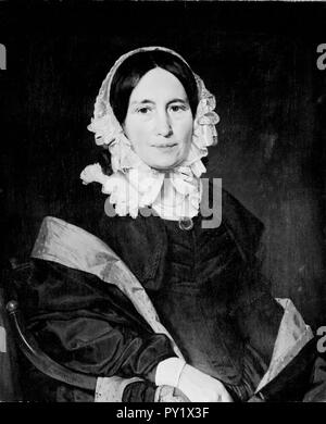 Cathrine Jensen, née Lorenzen, the Artist's Wife 1845 by Christian ...