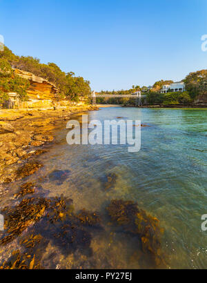 Parsley Bay Reserve and suspension bridge on the family friendly Sydney ...