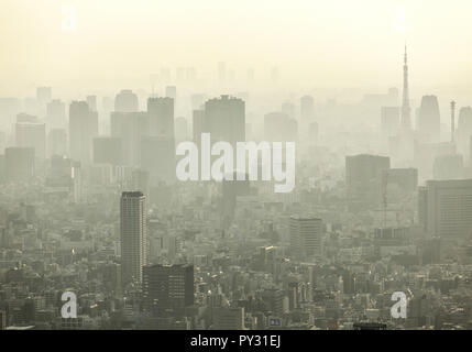 Smog in Tokio, Japan Stock Photo - Alamy