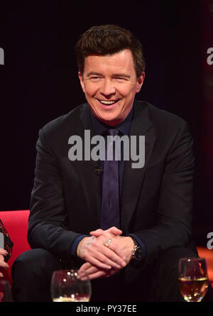 Rick Astley during the filming of the Graham Norton Show at BBC ...
