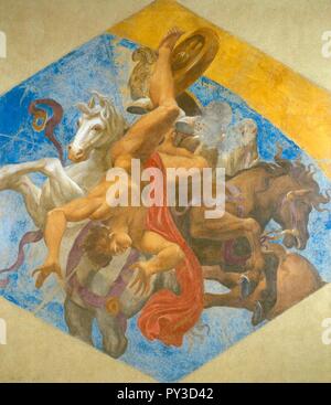 'Caduta di Fetonte' by Ludovico Carracci depicts the dramatic moment of ...