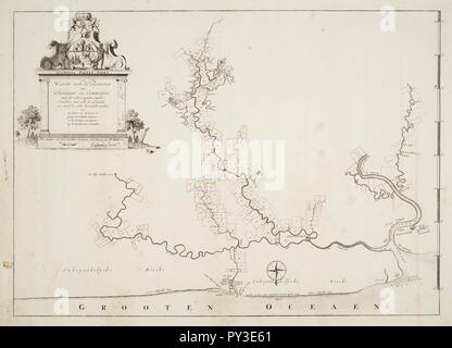 The 'Caerte van de rivieren van Suriname en Commowine (1688)' is a ...