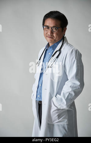 Evil Japanese doctor Stock Photo - Alamy