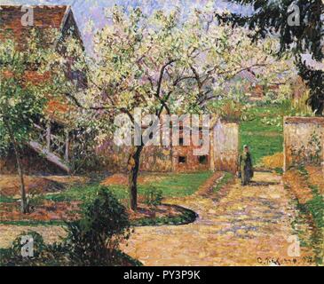 Camille Pissarro, Flowering Plum Tree, Éragny (Plumier en fleurs à ...