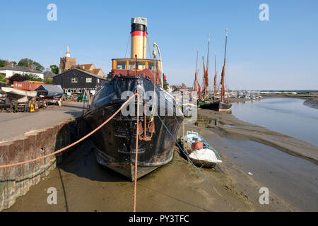 Steam Tug Brent Maldon Essex Stock Photo - Alamy