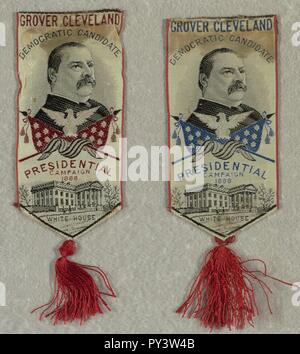 Campaign Ribbon (USA), 1888 Stock Photo - Alamy