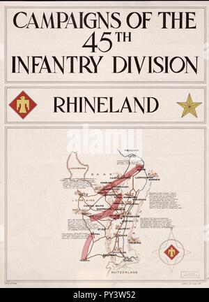 Campaigns of the 45th Infantry Division : [Europe]. 1945 by United ...