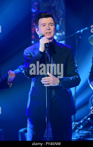Rick Astley during the filming of the Graham Norton Show at BBC ...