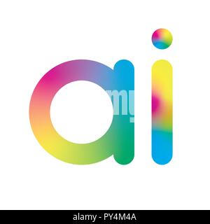 Artificial Intelligence Logo. AI Letter. Artificial Intelligence and ...