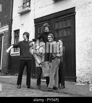 THE ATTACK English pop group in 1967. From left: Davy O'List, Gerry ...