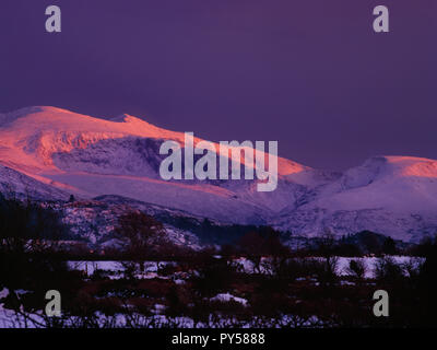 View from the Snowdon Ranger Path,North Wales UK Stock Photo - Alamy