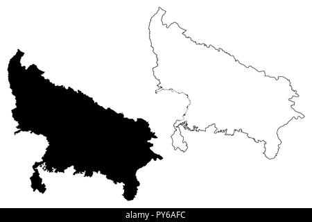 Uttar Pradesh (States and union territories of India, Federated states ...