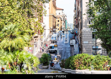 Roman street sign in Piazza Di S Appolonia, Trastevere Stock Photo - Alamy
