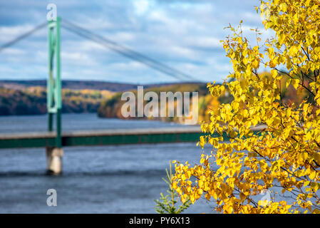 pokiok bridge at nackawic, st. john river Stock Photo - Alamy