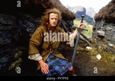 CHRISTOPHER LAMBERT, HIGHLANDER, 1986 Stock Photo - Alamy