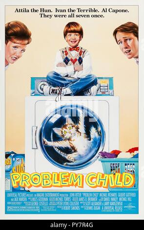 PROBLEM CHILD -1990 POSTER Stock Photo - Alamy