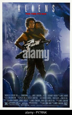 1986, Film Title: ALIENS, Director: JAMES CAMERON, Pictured: JAMES ...