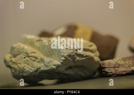 sedimentary rock geology collection, from top left: siltstone Stock ...