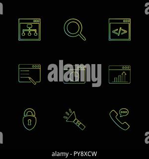 torch , lock , phone , call , windows , ui , layout , web , user ...