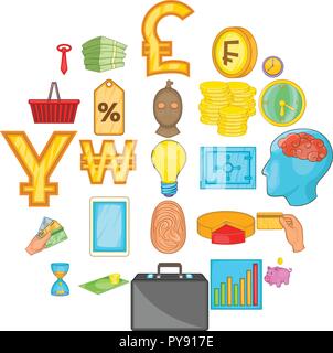 Aplenty icons set, cartoon style Stock Vector Image & Art - Alamy