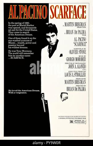 Original film title: SCARFACE. English title: SCARFACE. Year: 1983 ...
