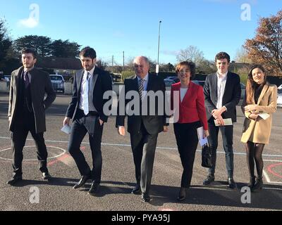 Presidential candidate Gavin Duffy and his wife Orlaith Carmody ...