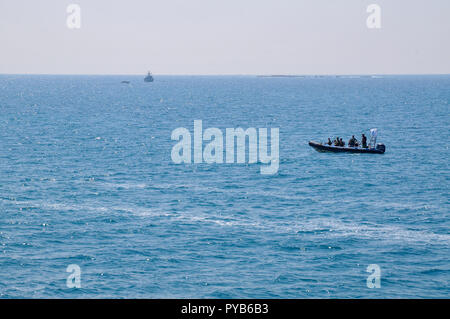 Dabur class Israeli navy patrol boat out at sea Stock Photo - Alamy