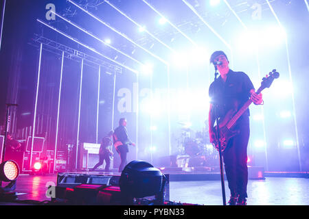 Manchester, UK. 26 October 2018. Luke Hemming, Michael Clifford, Callum ...