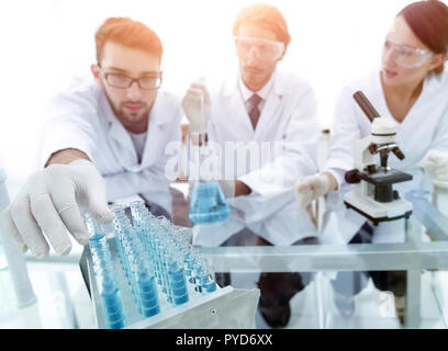 Portrait of a group of researchers conducting research Stock Photo - Alamy