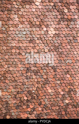 View of slate roof made from Swithland slate Newtown Linford ...