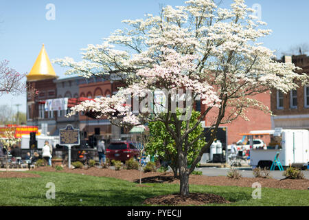 Orleans, Indiana, USA - April 28, 2018: The Orleans DogWood Festival ...