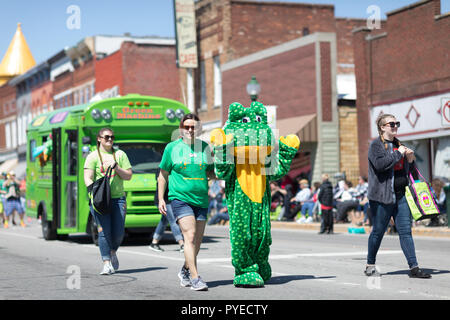 Orleans, Indiana, USA - April 28, 2018: The Orleans DogWood Festival ...