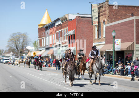 Orleans, Indiana, USA - April 28, 2018: The Orleans DogWood Festival ...