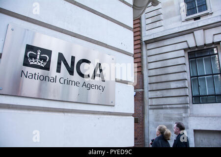 UK, London : The National Crime Agency NCA headquarters are pictured in ...