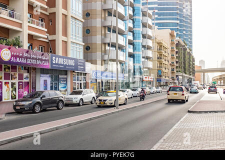 Sharaf DG Metro station in Al Barsha, Dubai, UAE Stock Photo - Alamy