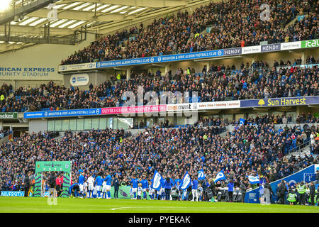 Wolverhampton Wanderers fans watching the action from the Graham Hughes ...