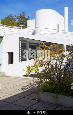 Ramps in Le Corbusier’s iconic Villa Savoye, which lead from ground ...