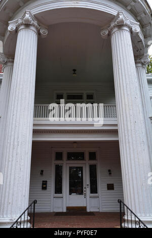 The grand entrance to the Tucker House in Raleigh North Carolina's ...