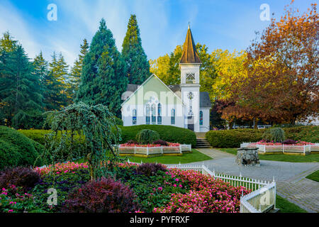Minoru Chapel, Minoru Park, Richmond, British Columbia, Canada Stock ...