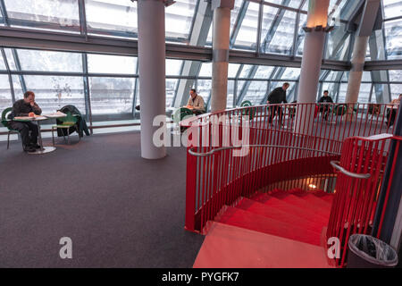 The Ulm Public Library, designed by the architect Gottfried Böhm, Baden ...