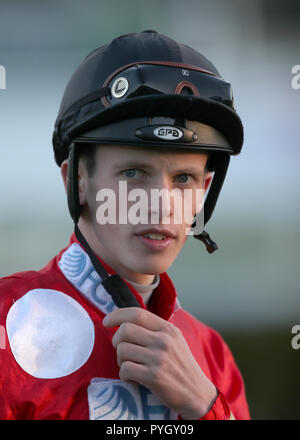 Jockey Luke Catton at Doncaster Racecourse. Picture date: Saturday ...