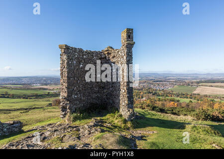 The ruins of MacDuff's Monument near the village of Scone in Perth and ...
