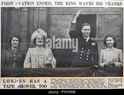 King George VI and Princess Elizabeth on royal duties together in 1951 ...