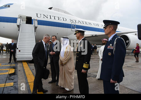 U.S. Air Force Col. Lisa Nemeth, 6th Operations Group commander, passes ...