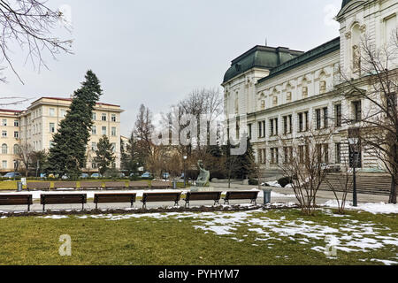 SOFIA, BULGARIA - JANUARY 31, 2016: Amazing view of Cathedral Saint ...