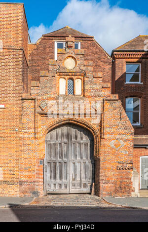 Sir Thomas More and his daughter Margaret, looking through the window ...
